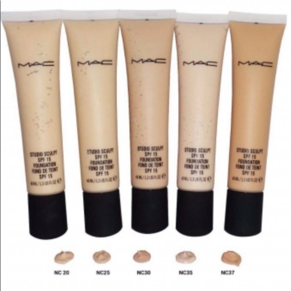 MAC Cosmetics | Makeup | New Mac Studio Sculpt Foundation Spf 5 Nc37 ...